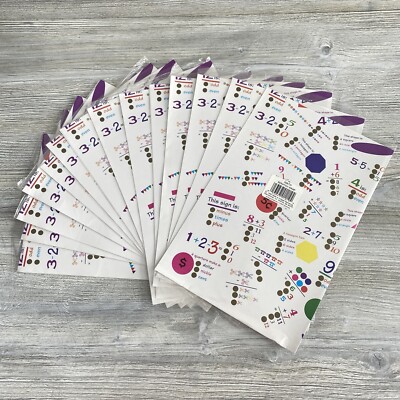 Vintage 1996 Math Scratch Wrap 14 Unopened Packages Educational ...