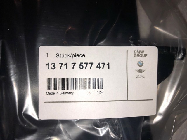 BMW 13717577471 Genuine OEM Factory Original Lower Air Duct for sale ...