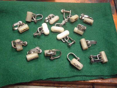 Sailboat Old School Main Sail 15 Mast Track Slug Slides + Bands 1 1/2 ...