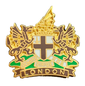 London City Coat Of Arms Quality enamel lapel pin badge T836 | eBay