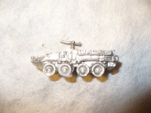 Unmarked Miniature Pewter Tank Land Rover Military Vehicle 2.25" long ...