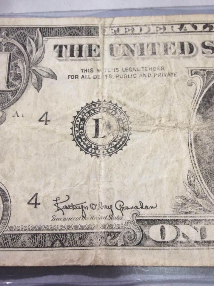Rare Error NO Serial Numbers & NO Treasury Seal- Missing 3rd Print 1963 ...