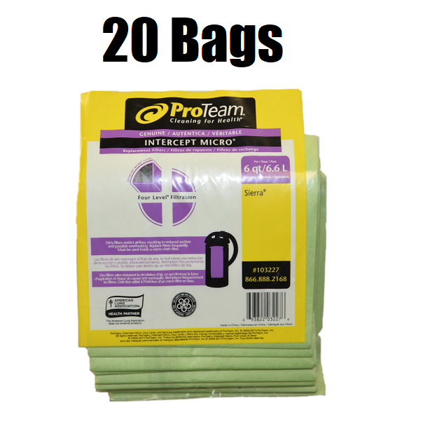 (20) ProTeam Sierra Lil Hummer, Paper Bags 103227 GENUINE | eBay