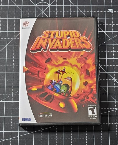 Dreamcast Stupid Invaders Custom Case WIth Insert - NO Game or Manual | eBay