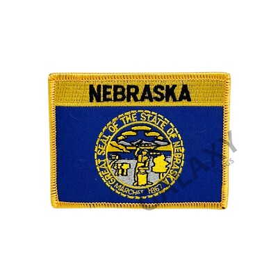 Nebraska State Patch / Nebraska Flag / Iron On | eBay