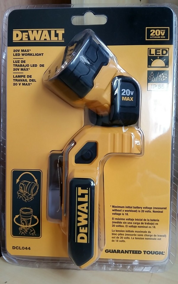 OFFICIAL DEWALT DCL044 20V MAX LED WORKLIGHT 689740391687| eBay