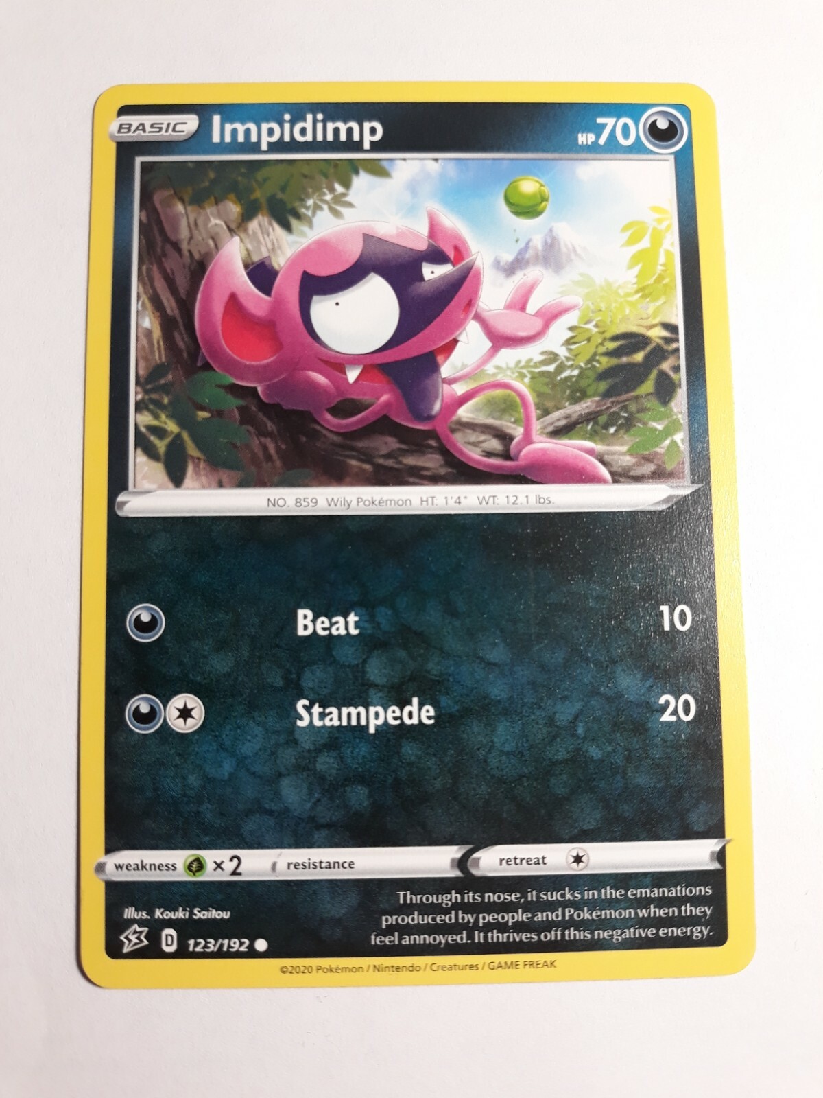 Impidimp 123/192 Swsh02: Rebel Clash Reverse Holo for sale online | eBay