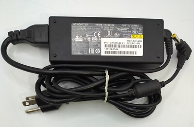 OEM Fujitsu Laptop AC Power Adapter cp531944-01 A090A069L - Yellow Tip ...