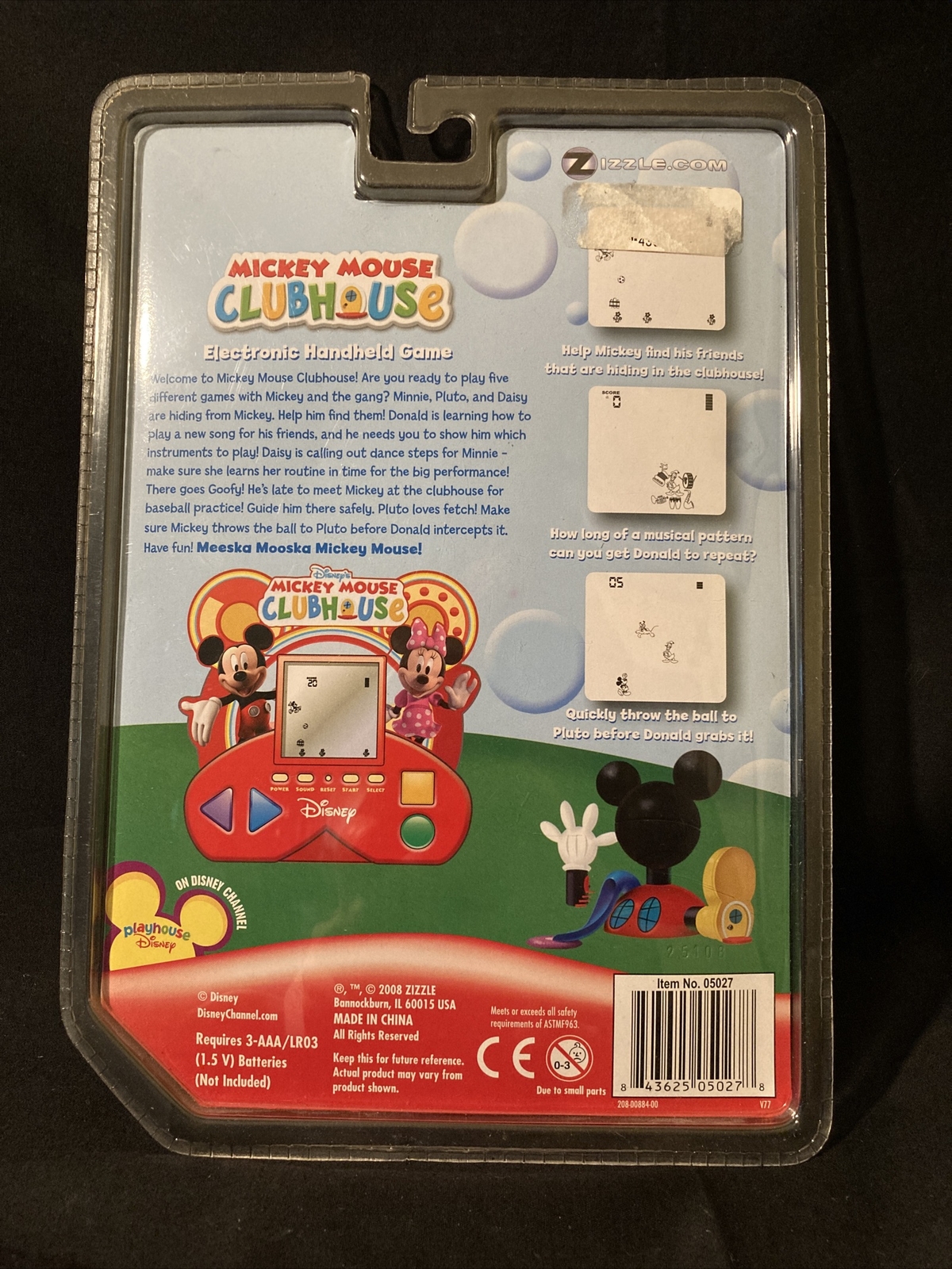 Mickey Mouse Clubhouse Electronic Handheld Game by Zizzle | eBay