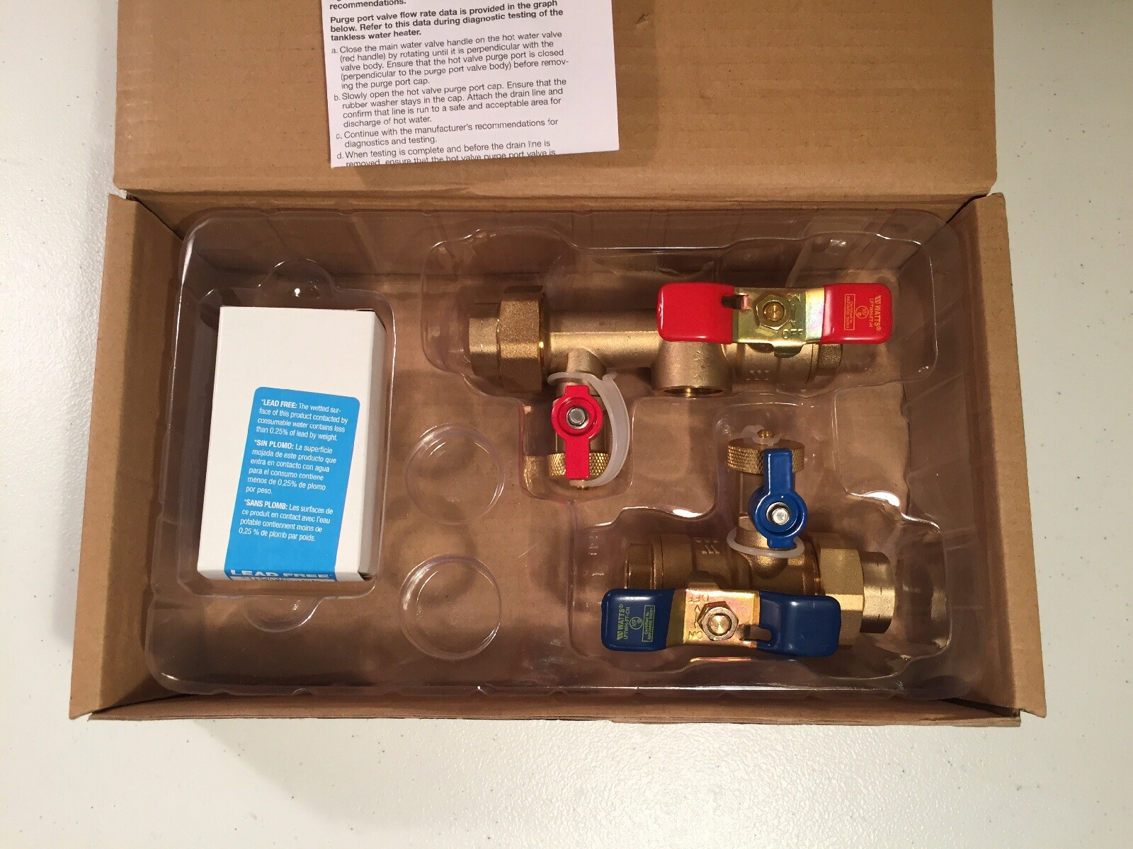 Smith Isolation Valve Kit (Lead Free) 1076463 Female Connections ...