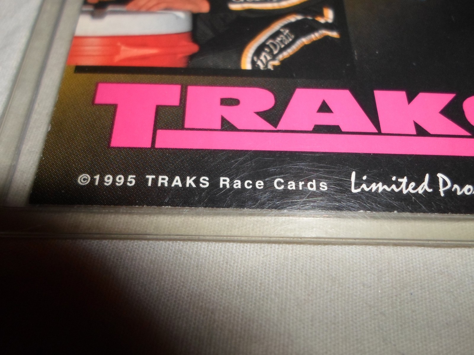 1 of 1,600 Limited Production #4 **Rusty Wallace** 1995 Traks Race Card ...