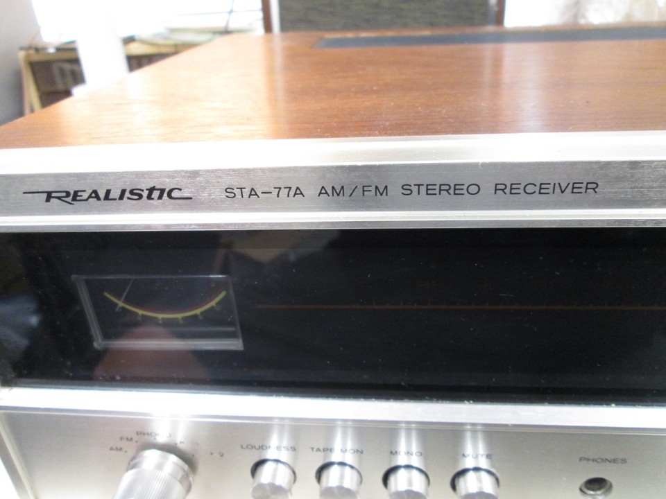 Vintage Realistic STA-77A AM/FM Stereo Receiver Fully Tested | eBay