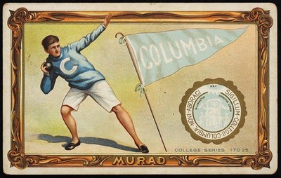 Murad Cigarettes T6 Columbia University Shot Put Cabinet Card Type 2 ...