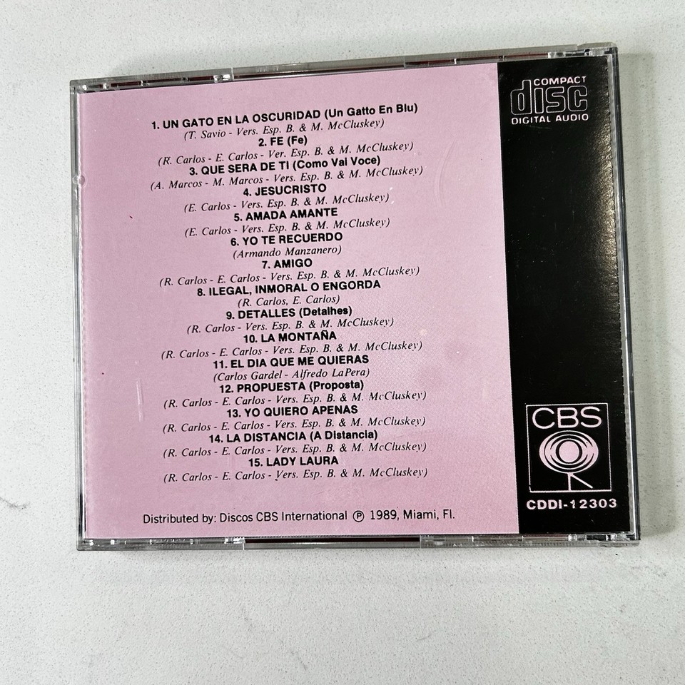 ROBERTO CARLOS Canta Sus Grandes Éxitos CD Latin Pop CBS Discos Spanish ...