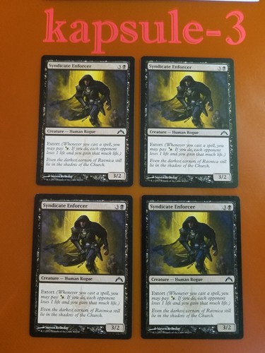 4x Syndicate Enforcer | Gatecrash | MTG Magic Cards | eBay