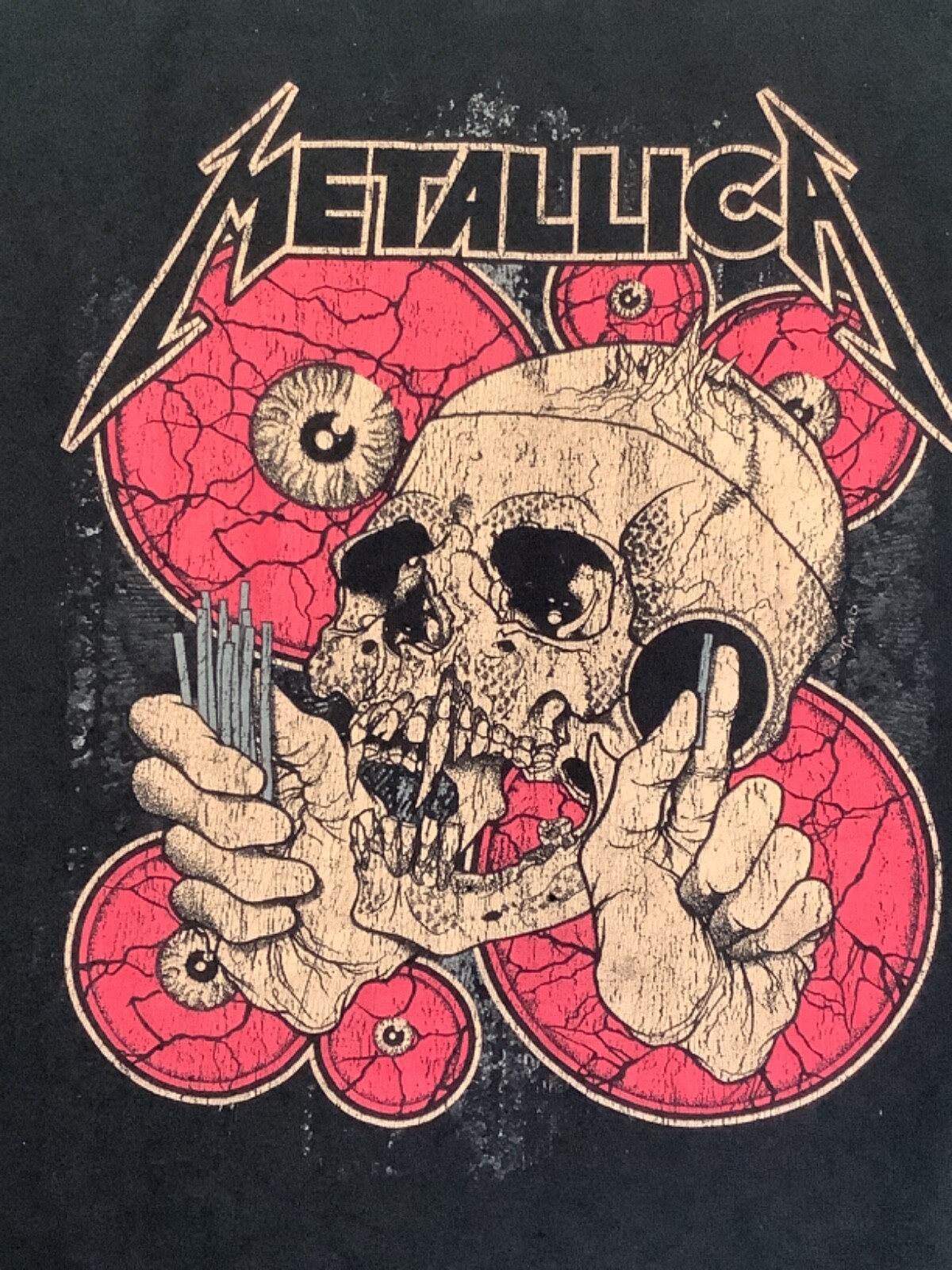 METALLICA Skull Skeleton Heavy Metal Rock Music Band … - Gem