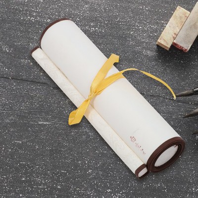 4 Rolls of Calligraphy Blank Hanging Scroll Paper Calligraphy Paper ...