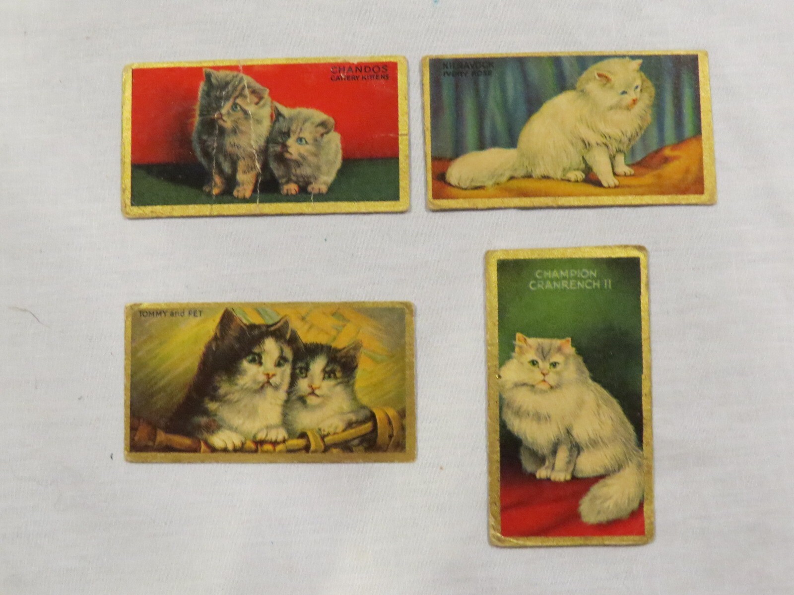 Lot of 4 Cowans Noted Cats 1925 Collector Cards - #14, 17, 20, 23 | eBay
