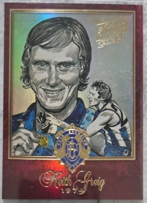 2015 AFL Select Honours 2 BROWNLOW SKETCH BSK77 Keith Greig Nth ...