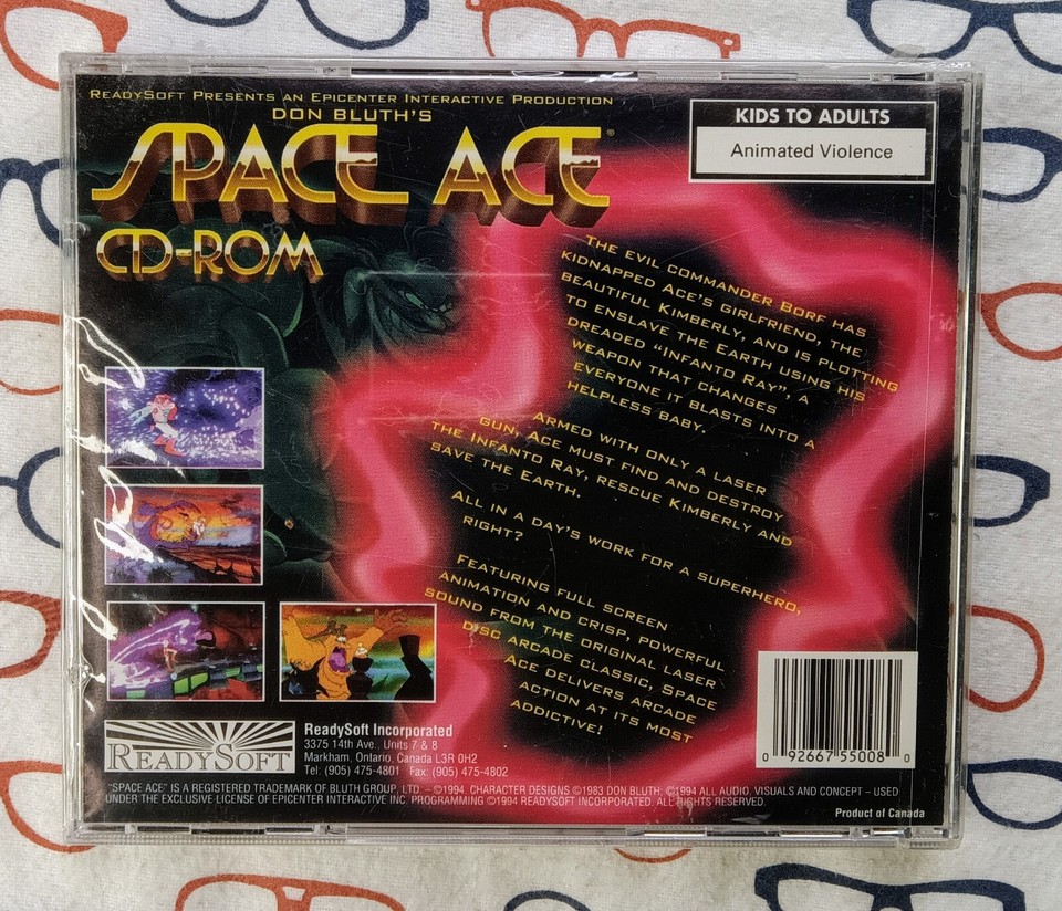 Don Bluth's Space Ace 1994 PC CD-ROM Readysoft New/Sealed | eBay
