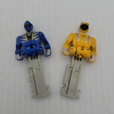 Power Rangers Super Megaforce BLUE And YELLOW RANGER KEYS | eBay