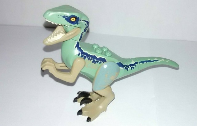 Jurassic World LEGO Raptor Blue Dino Fallen Kingdom Minifigure Only ...