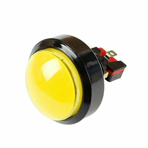 Arcade Coin Eg Starts 5X New 60Mm Dome Shaped Led Illuminated Push ...