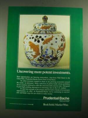 1987 Prudential-Bache Securities Ad - Uncovering More Potent ...