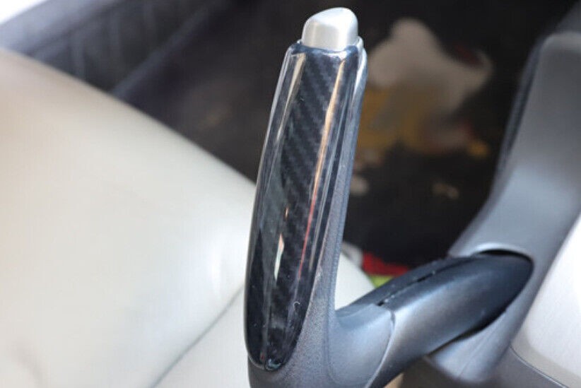For Honda Civic 8Th 2006-10-2011 Carbon Fiber Center Shifter Hand Brake ...