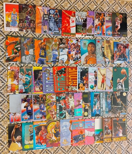 1990's NBA Star Inserts 50 Card Lot | eBay