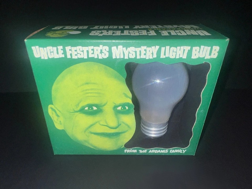 Uncle Fester's 1965 Mystery Light Bulb (REPRODUCTION BOX w 40W ...