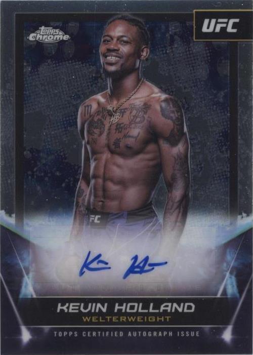 2024 Topps Chrome UFC - UFC Signatures Kevin Holland #FNA-KHO (AU) for ...