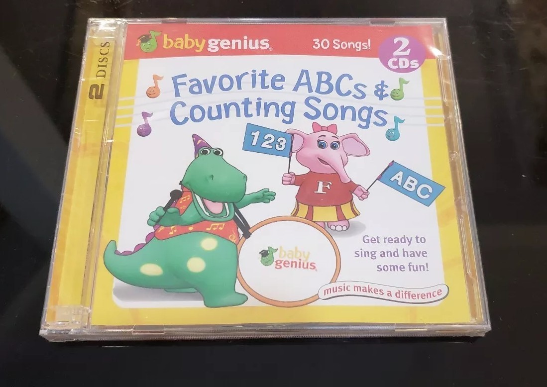 Baby Genius Favorite ABCs Counting Songs (2 Cds) Babygenius 5e Audio CD ...