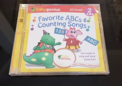 Baby Genius: Favorite ABCs and Counting Songs (CD, 2-Disc Set) kids ...