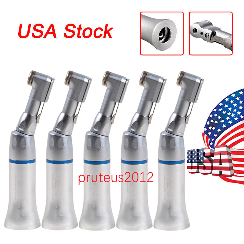 5 x USA Dental Lab E-Type Low Speed Contra Angle Latch Handpiece 1:1 ...