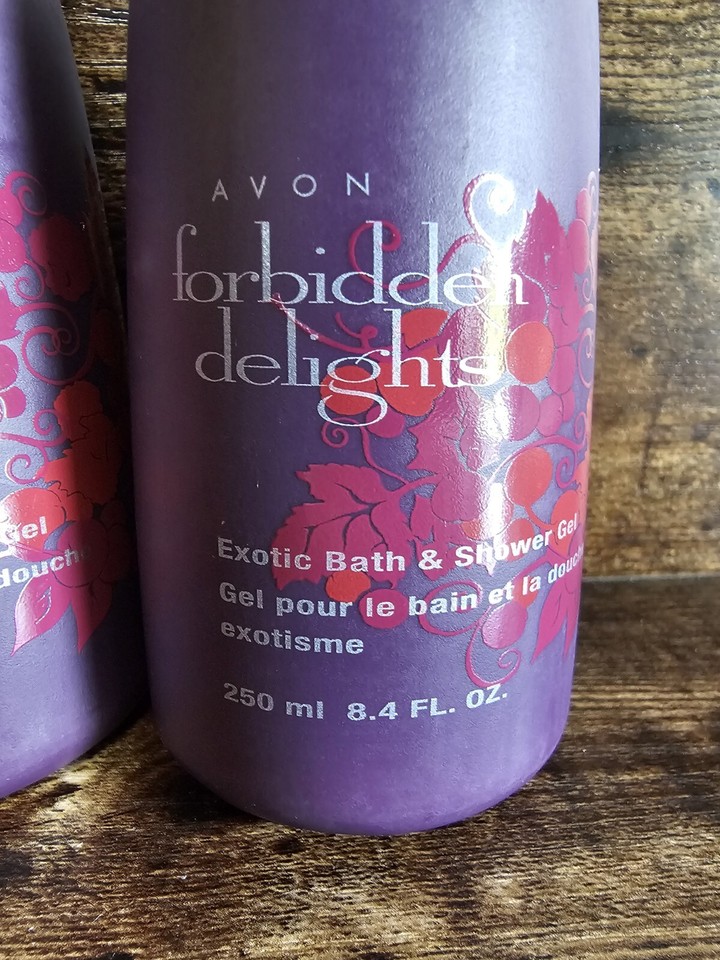 Avon Forbidden Delights 8.4 Oz Exotic Bath And Shower Gel Lot Of 2 New ...