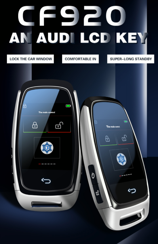 Upgrade Smart LCD Remote Key Fob for All Car Models with one-key start ...