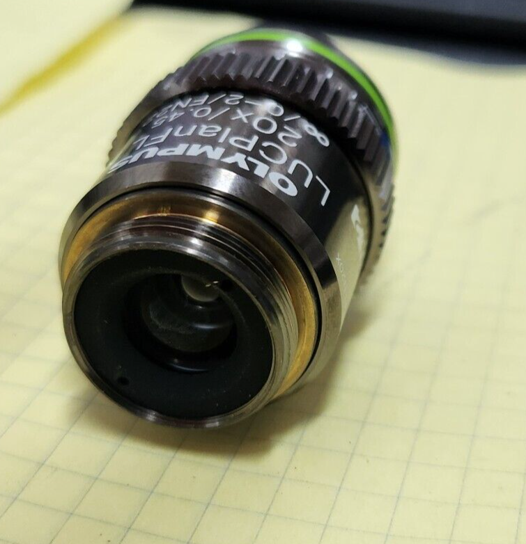 4x Olympus LUCPlanFL N 20x/0.45 UIS2 Collar FN22 Microscope Objectives ...