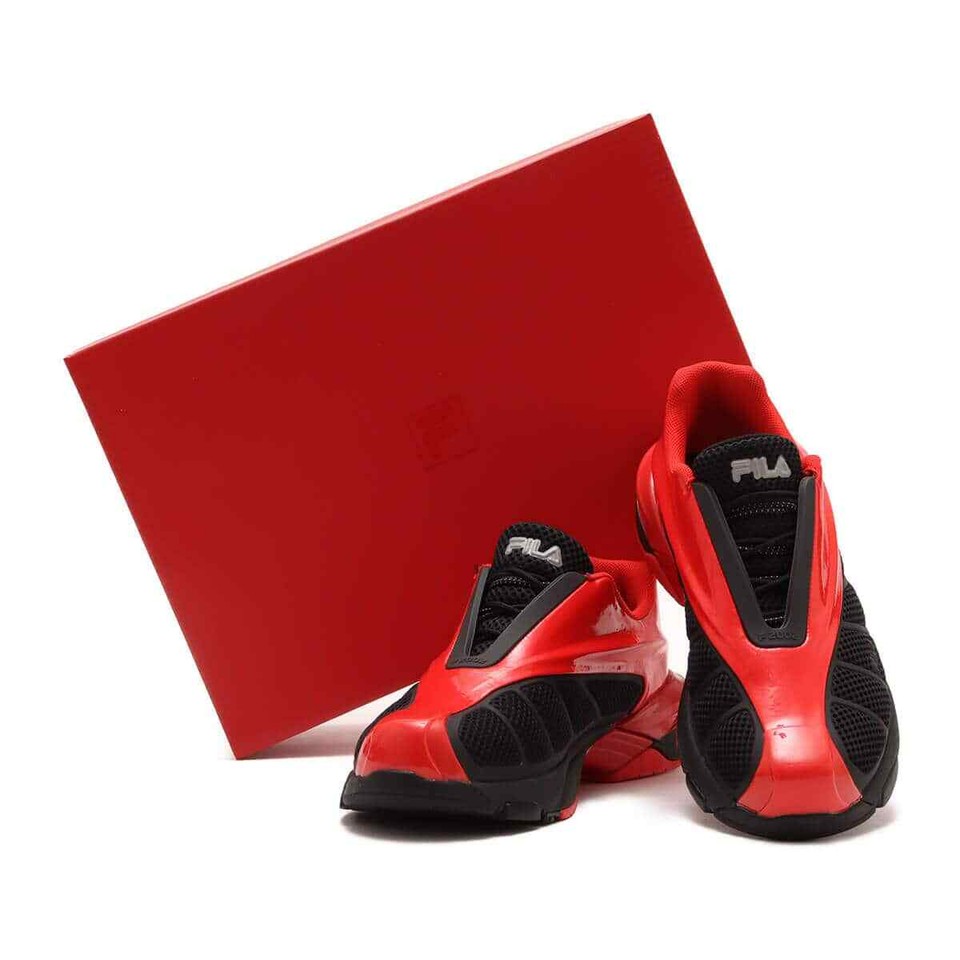FILA REPLICA 2002 Reprint Black Red 2colors 1RM02752G-001,023 Men's ...