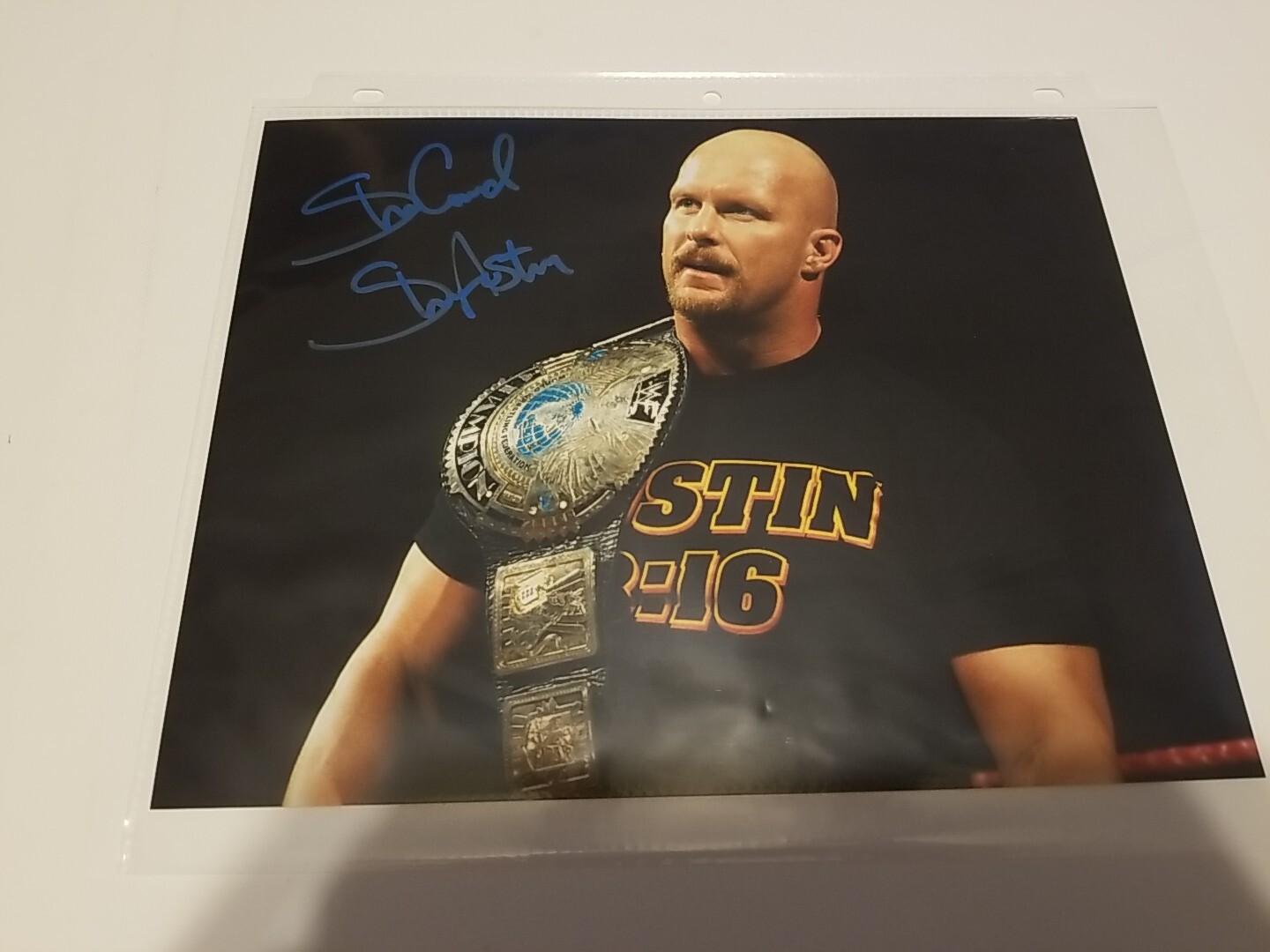 Stone Cold Steve Austin Signed 8x10 Photo Autograph Coa Wwe Wwf ...