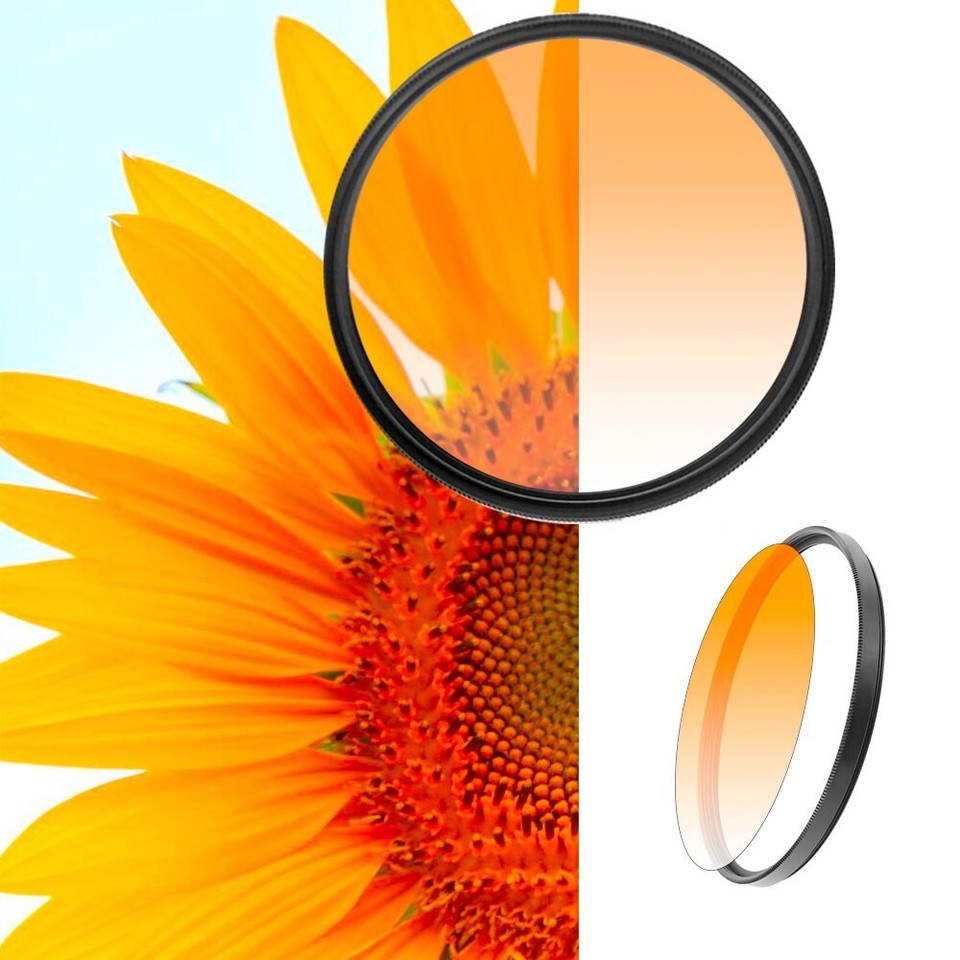 GND Lens Filter Graduated Color Lens Filter 37/46/49/52/55/58/62/67/72 ...