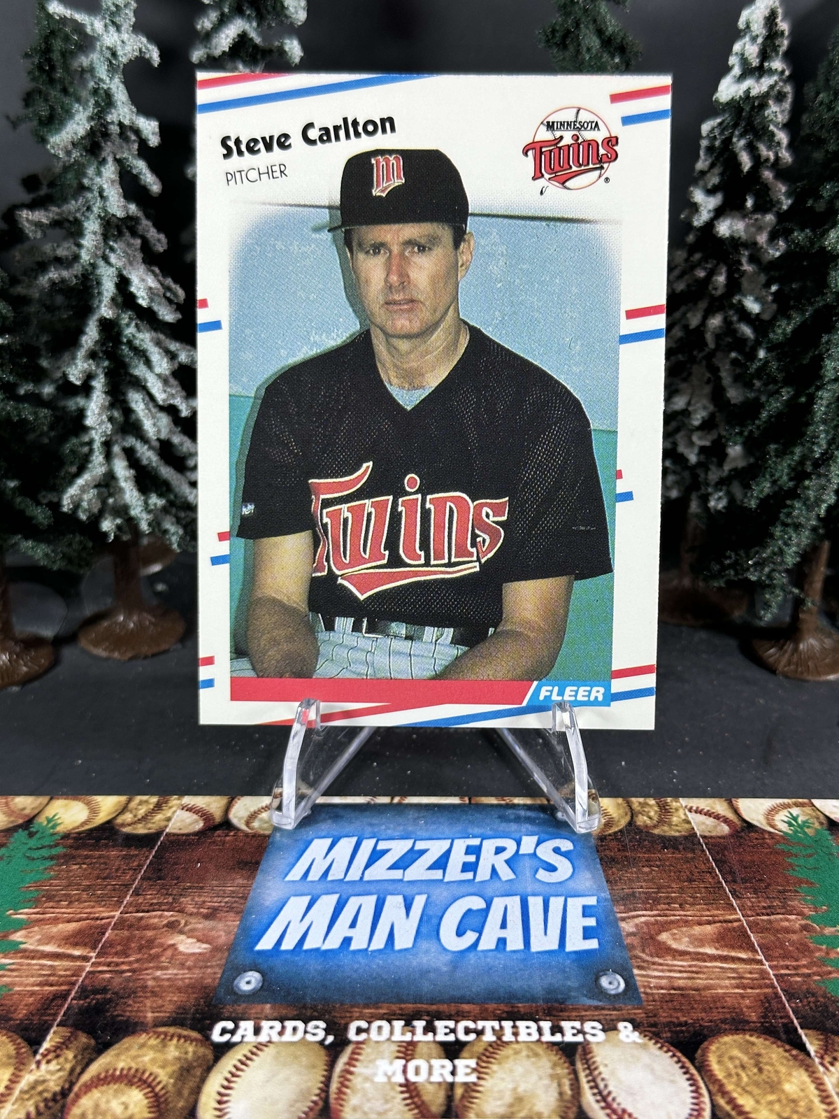 1988 Fleer Baseball Steve Carlton Twins Base Card 7 | eBay