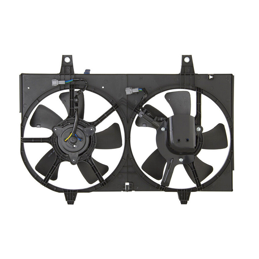 NEW DUAL RADIATOR AND CONDENSER FAN FITS NISSAN MAXIMA GXE 2000-2001 ...