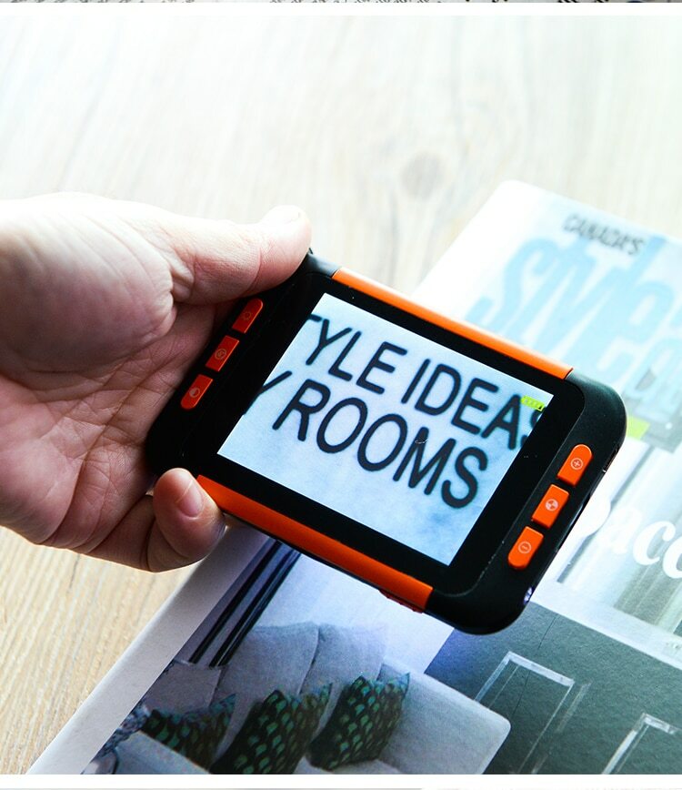 Electronic Loupe Low Vision 3.5" Video Magnifier Reading Aid Digital ...