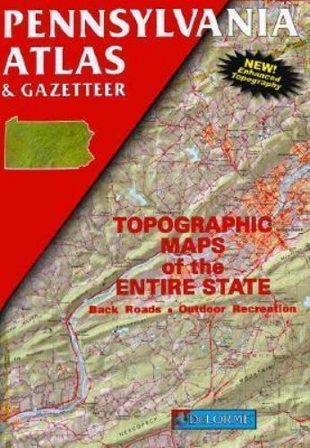 Pennsylvania : Topographic Maps of the Entire State, Back Roads ...