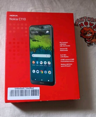 Fully Unlocked Nokia C110 3GB RAM 32GB Storage 4G LTE Fits ATT T-Mobile ...