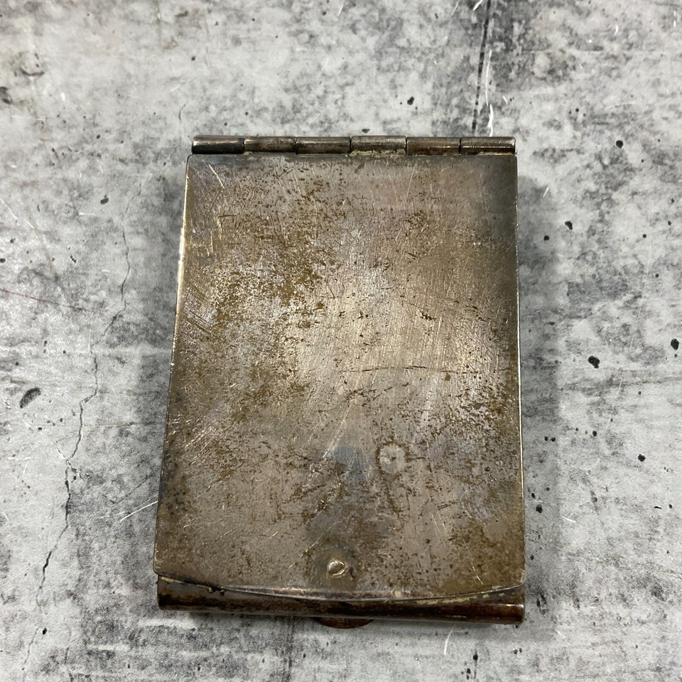 Antique Stamped Napier Sterling Silver Match Holder Box Case | eBay