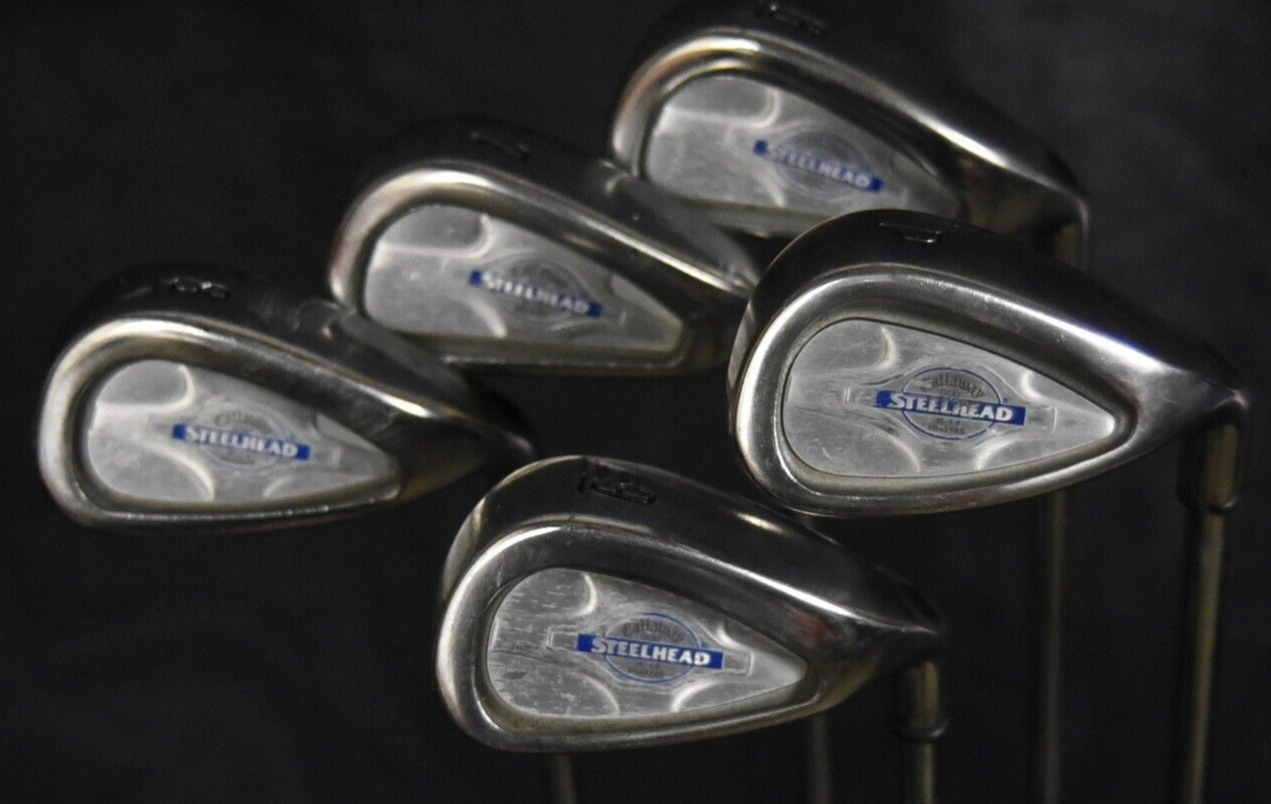 CALLAWAY STEELHEAD X14 IRONS SET 6 7 8 9 P LENGTH: (6) 38 IN RH REGULAR ...