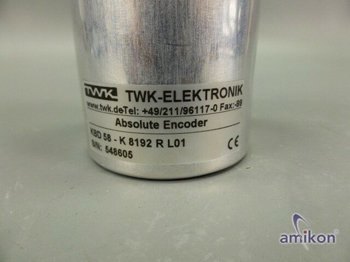 TWK-ELEKTRONIK Absolute Encoder Winkelcodierer KDB 58 - K 8192 R L01 | eBay