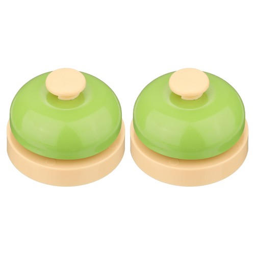 2Pcs Desk Call Bells, 2.56" Front Desk Service Bell for Office, Green ...